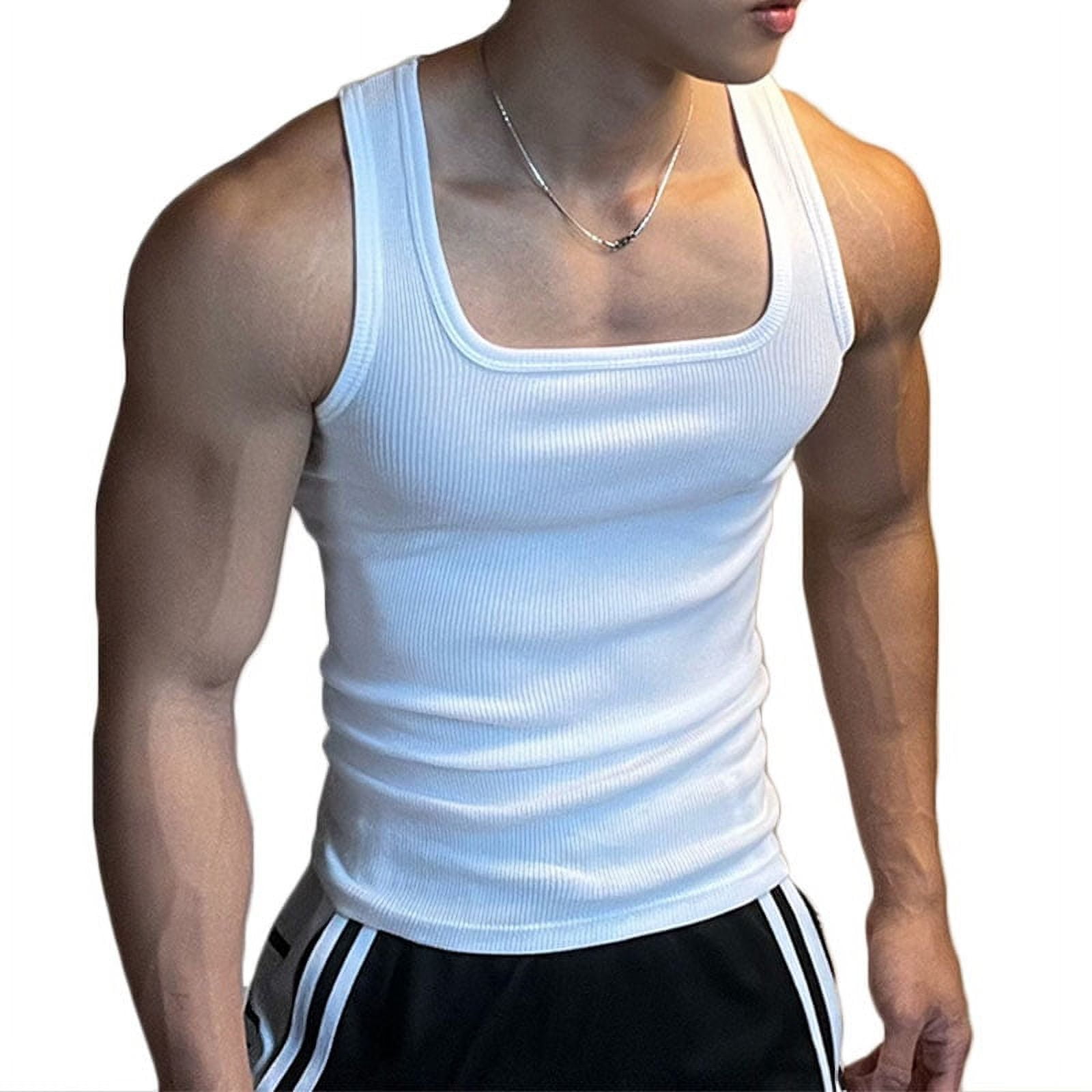 INCERUN Mens Sleeveless Sport Tracksuit Tops Vests Tank GYM Fitness ...