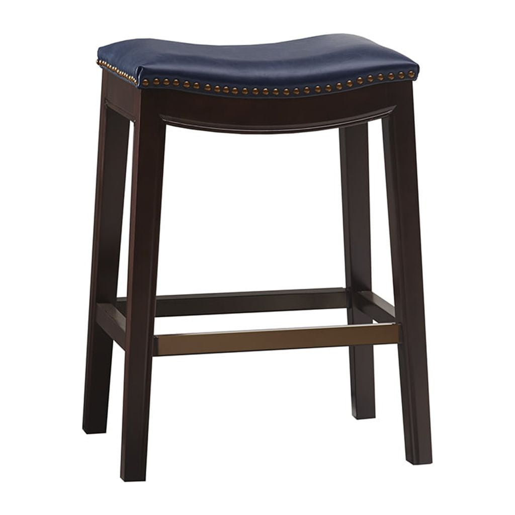 INCLAKE High Wooden Bar Stools, Modern Backless Kitchen Island Counter ...