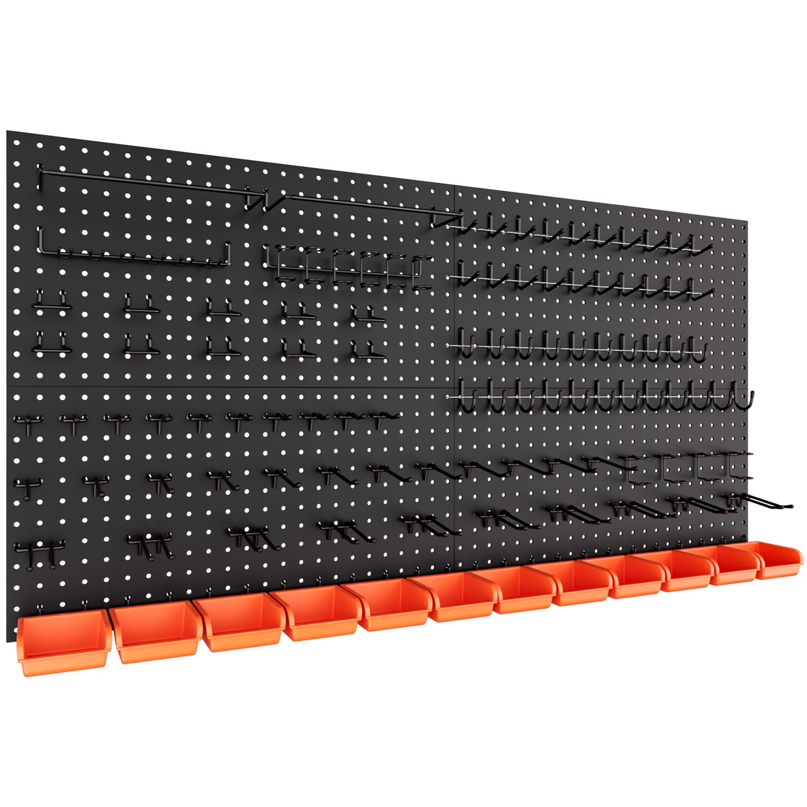 INCLY 48x24 Inch Metal Peg Board Kit with 1/4" Pegboard Hooks ...