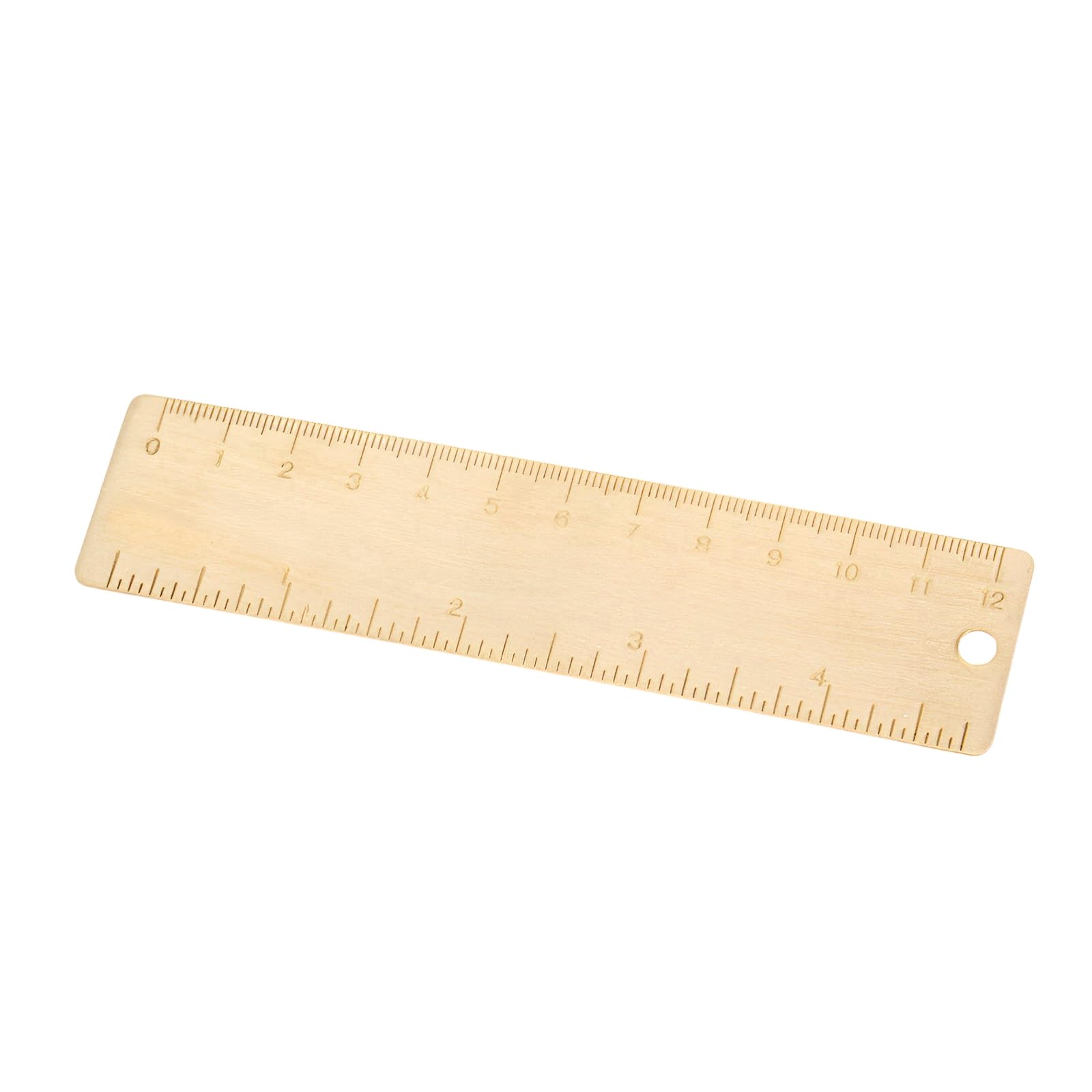 INCONTESTA Straight Brass Ruler, Handy Straight 4.75 Inch 120mm ...