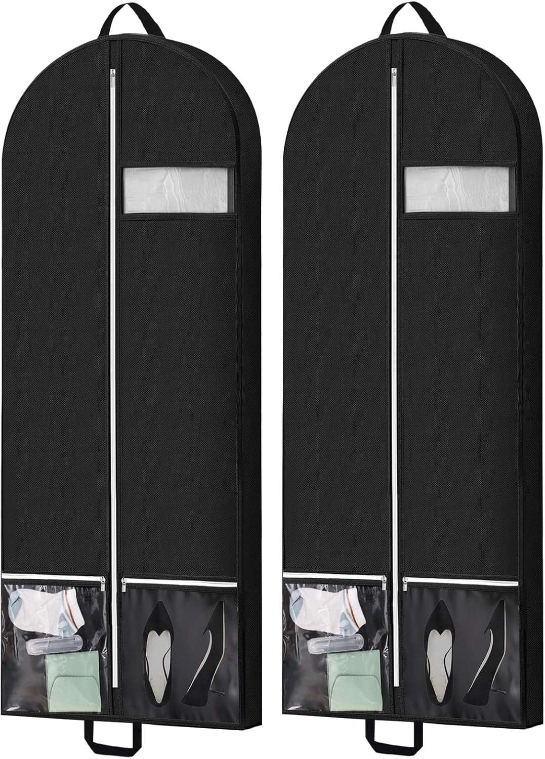 INCTUO Garment Bags for Travel Storage, 54-inch Hanging Suit Bags with ...