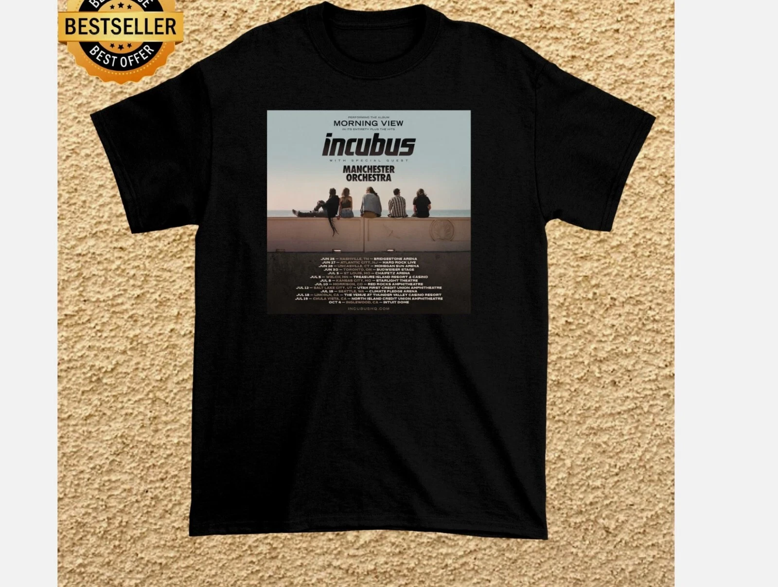 INCUBUS Band 2025 US SUMMER TOUR 2025 T Shirt, INCUBUS Band 2025 Tour ...
