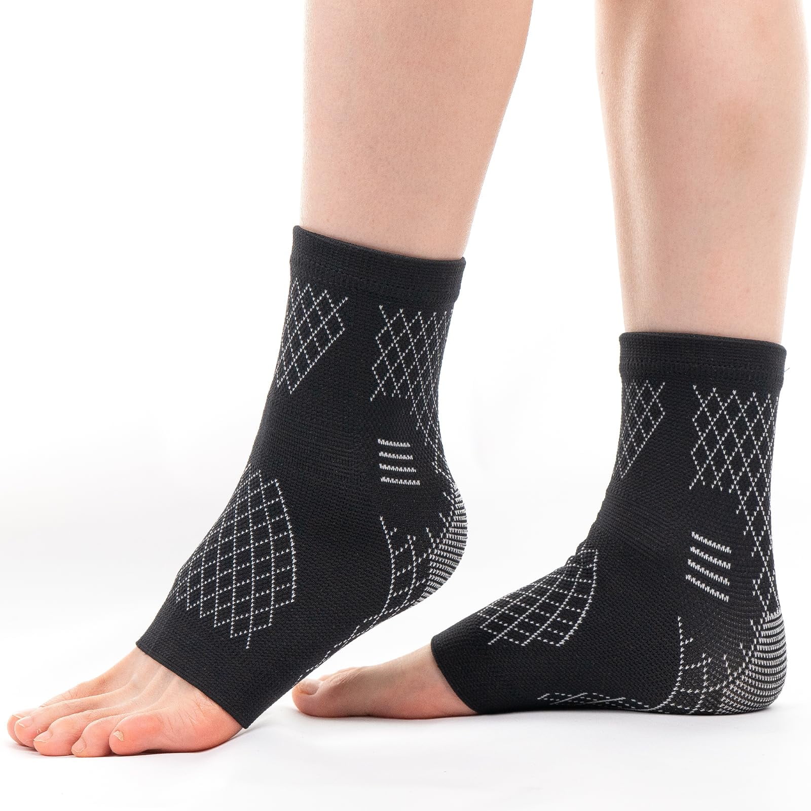 INDEEMAX - Ankle Sprained Ankle Brace Compression Sleeves 2 Pack for ...