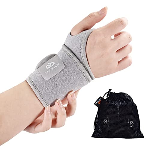 INDEEMAX 2 Pack Copper Carpal Tunnel Wrist brace, Compression Wrist ...