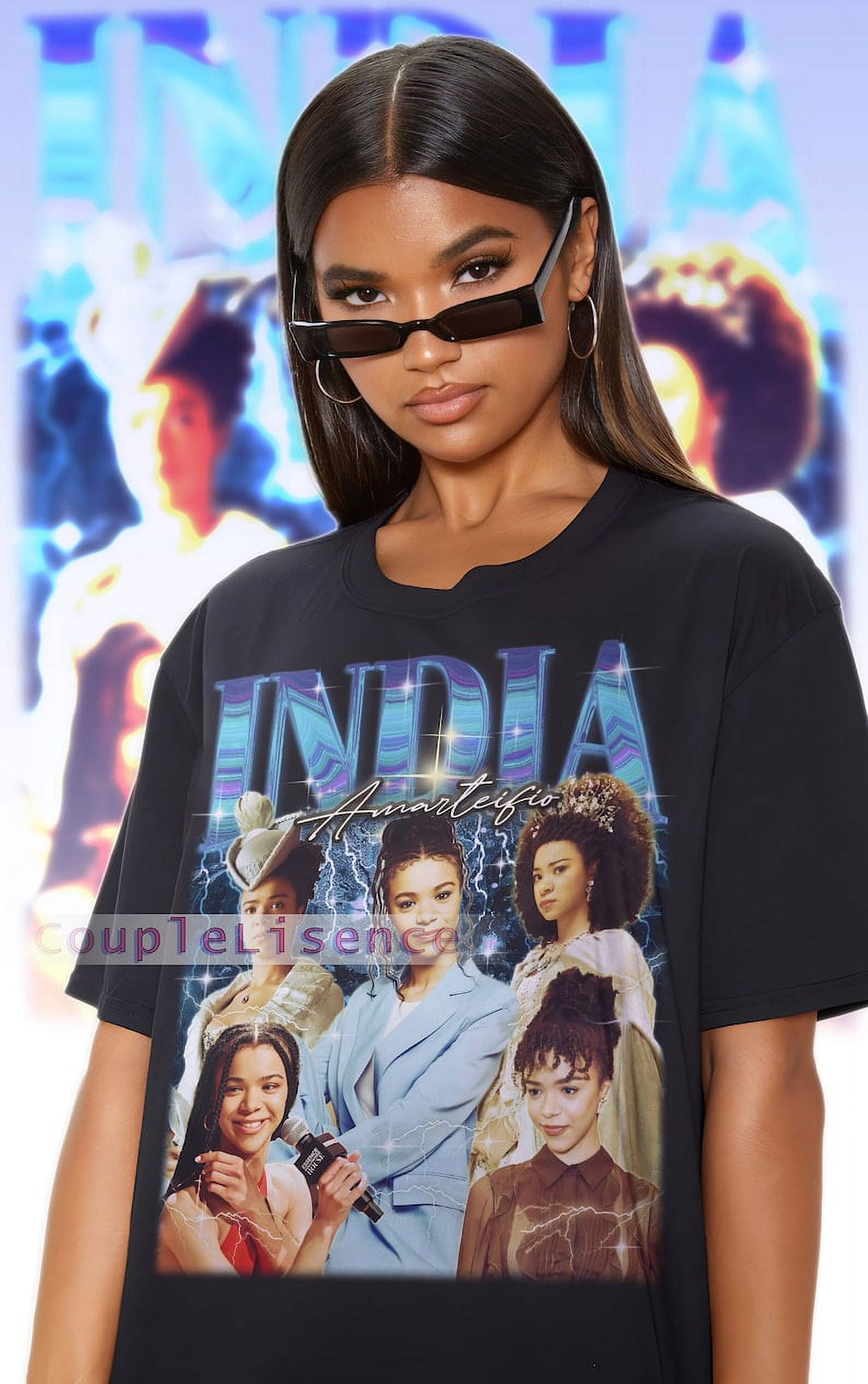 INDIA AMARTEIFIO Vintage | India Amarteifio Fan Tees | Amarteifio ...