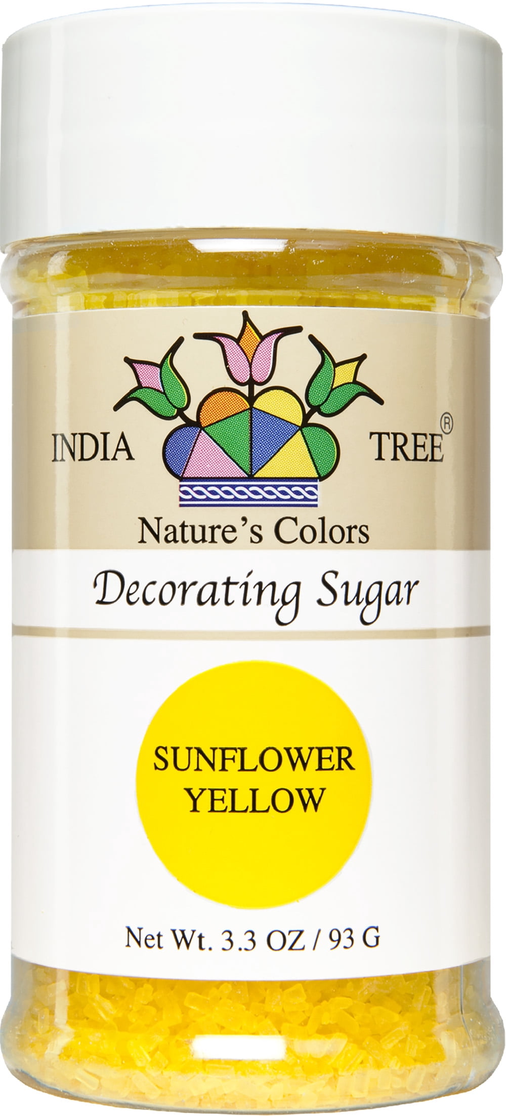 INDIA TREE YELLOW DECORATING SUGAR, 3.5 OZ - Walmart.com