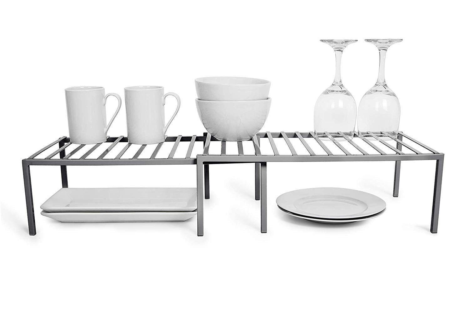 INDIAN DECOR 10050 Premium Kitchen Storage Shelf Expandable Steel Metal ...