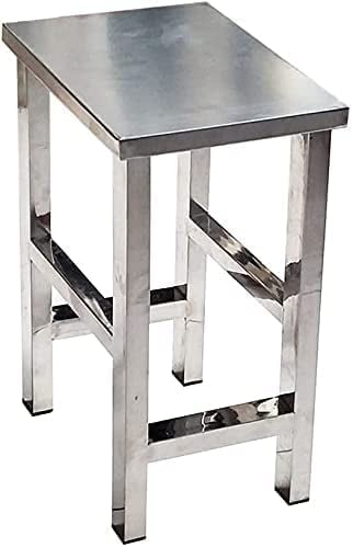 INDIAN DECOR 55474 Classic 60 cm Tall All Stainless Steel Stool ...