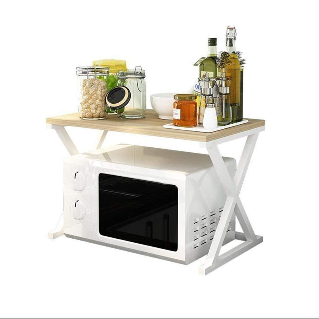 INDIAN DECOR 71200 Space Saving Storage Microwave Oven Shelf Metal ...