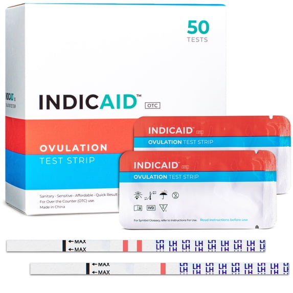 INDICAID Ovulation Test Strips (50-Pack) - Results in 5 Minutes - HSA ...