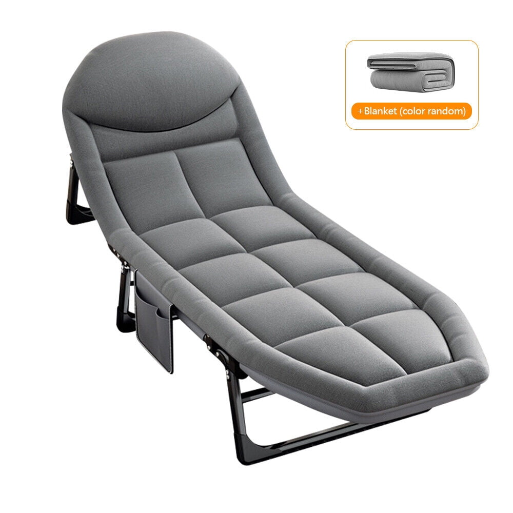INDSUMOT Folding Sleeping Cot, Camping Cots for Adults with Blanket Max ...