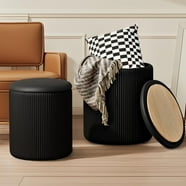 Ivory White Upholstered Tufted Long Bedroom Bench, Ottoman Footrest ...