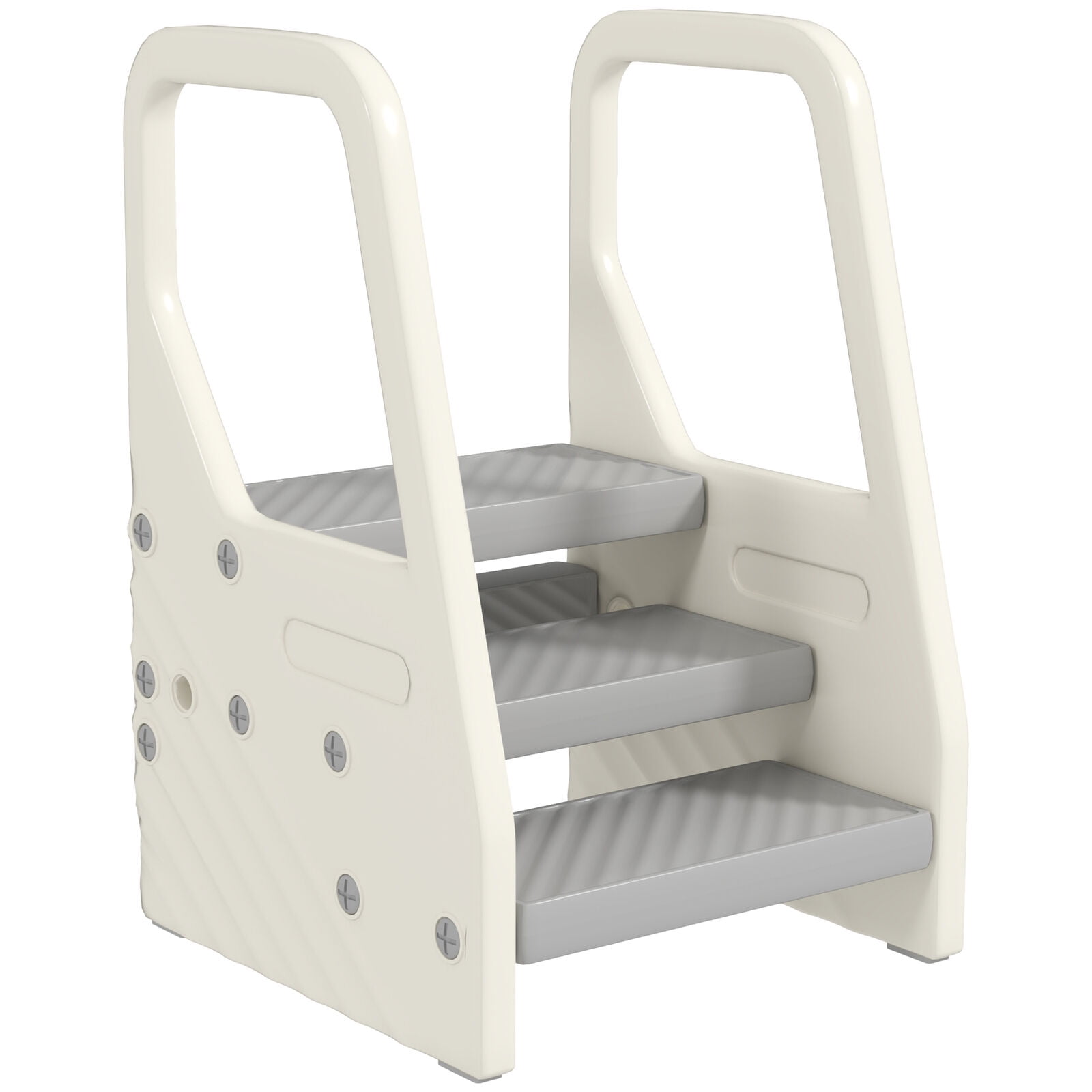 INDSUMOT Toddler Tower, Adjustable 3 Step Kitchen Stool Helper with ...