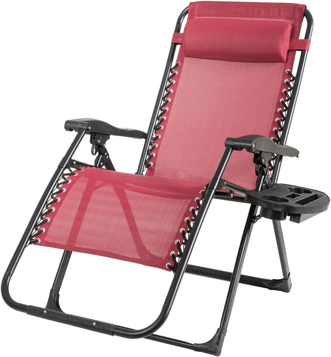 INDSUMOT Zero Gravity Chair, Oversized Outdoor Lounge Chair with Cup ...