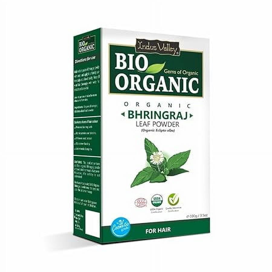 INDUS VALLEY Organic Bhringraj Powder | Eclipta Alba For Hair, 100G ...