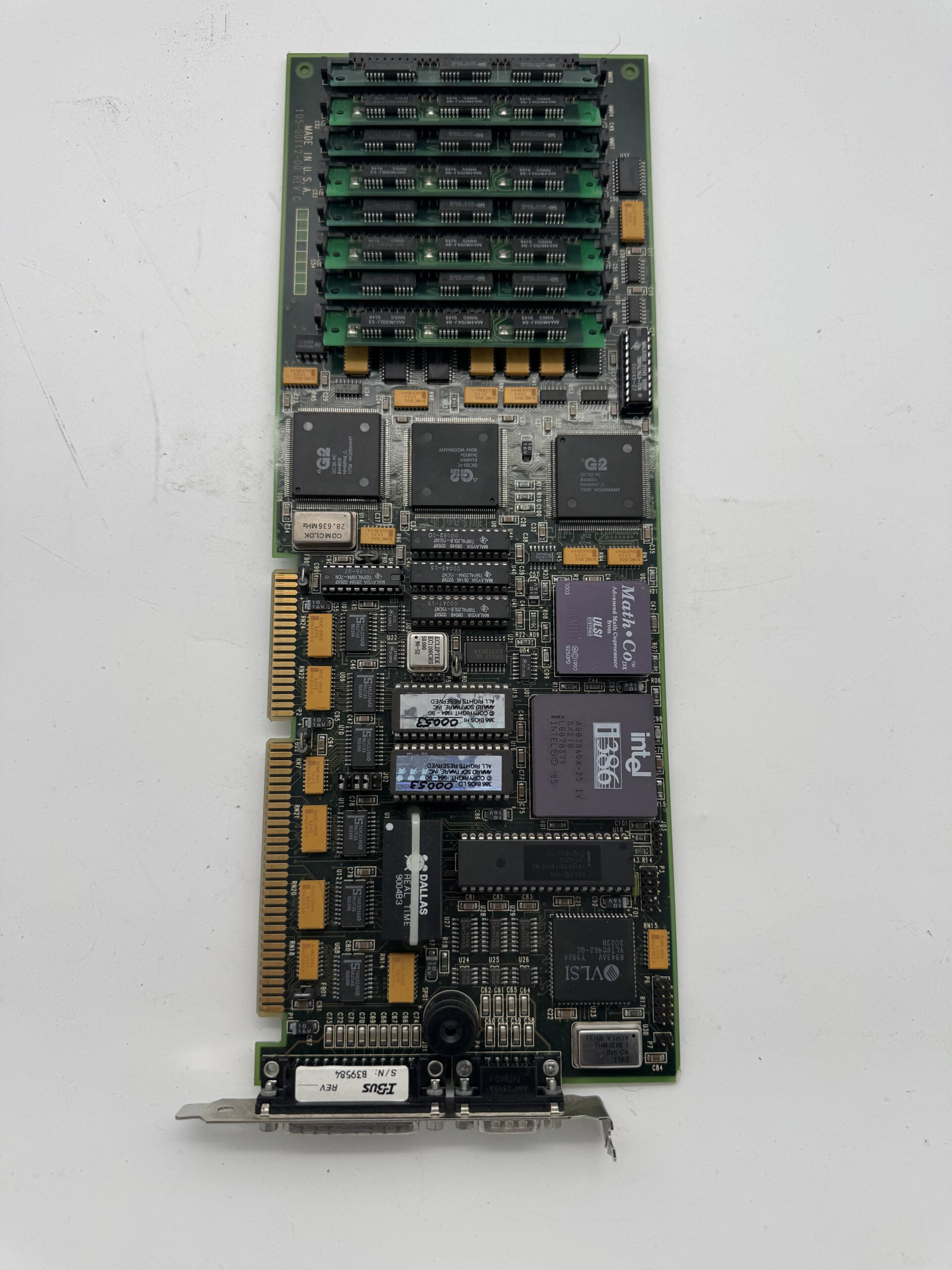 INDUSTRIAL MB 105-00112-00 REV C, 386DX2-25 CPU, MATH CO, RAM - Walmart.com