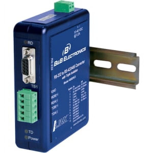 INDUSTRIAL RS232 TO RS485 DB9 DIN RAIL - Walmart.com