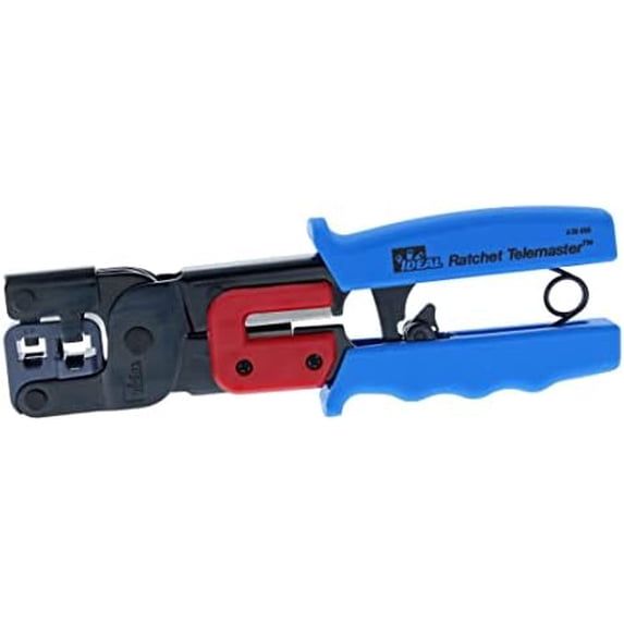 INDUSTRIES INC. 30-696 Ratchet Telemaster Modular Plug Crimp Tool ...