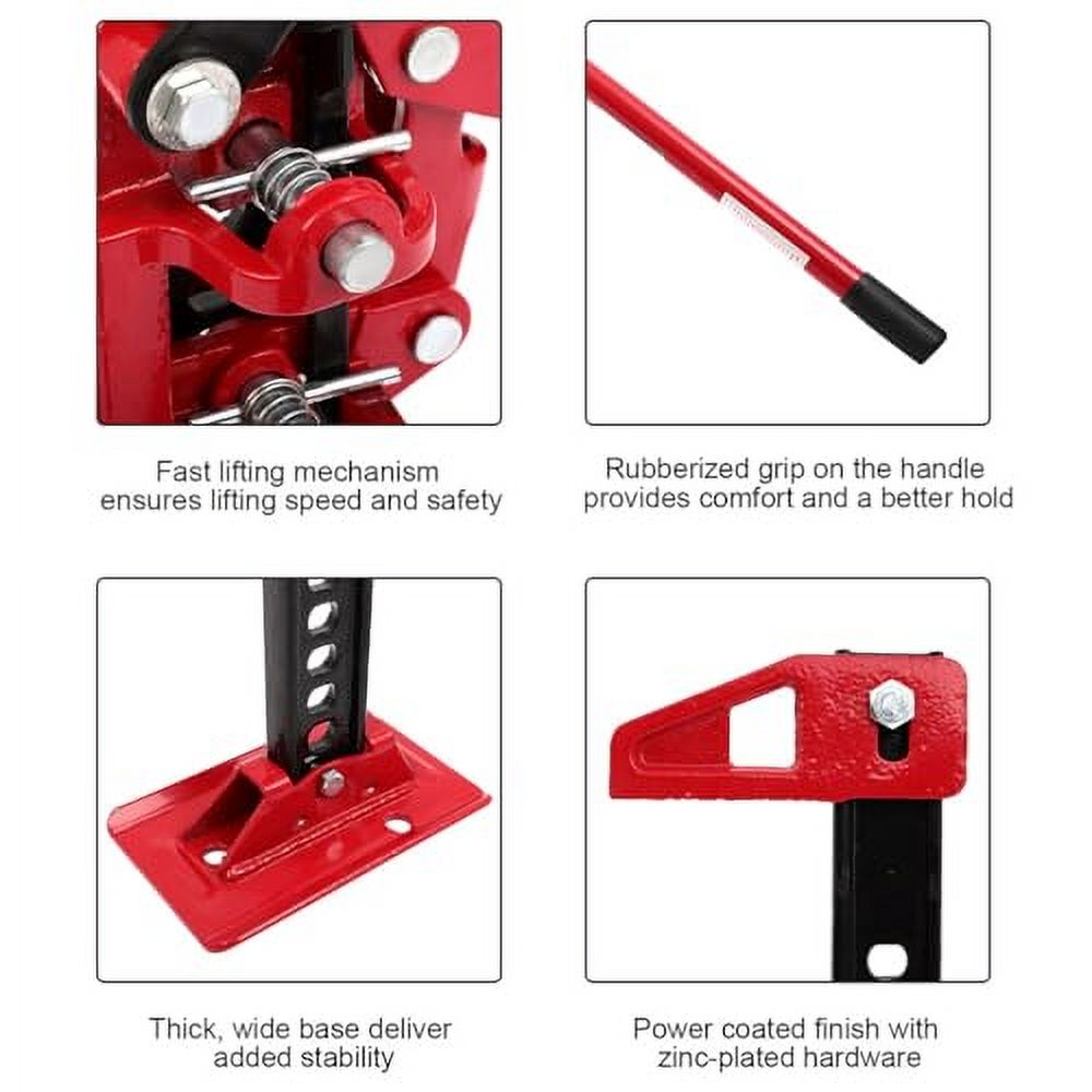 INEEDUP 3 Ton 60" High Lift Off Road Ratcheting Farm Jack Tractor Truck ...