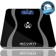 INEVIFIT Bathroom Scale, Highly Accurate Digital Body Weight Scale Up ...