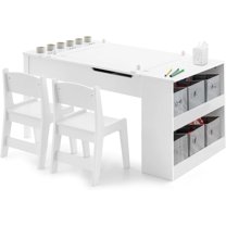KidKraft Kids Art Table with Drying Rack, Storage Bins & Craft Desk for ...