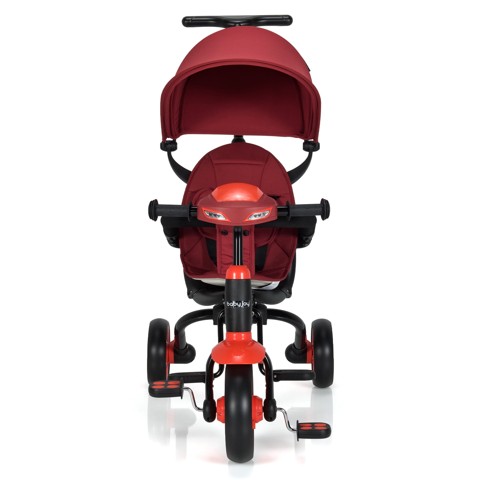 Infans Convertible 6-in-1 Baby Tricycle, Toddler Bike Stroller with ...