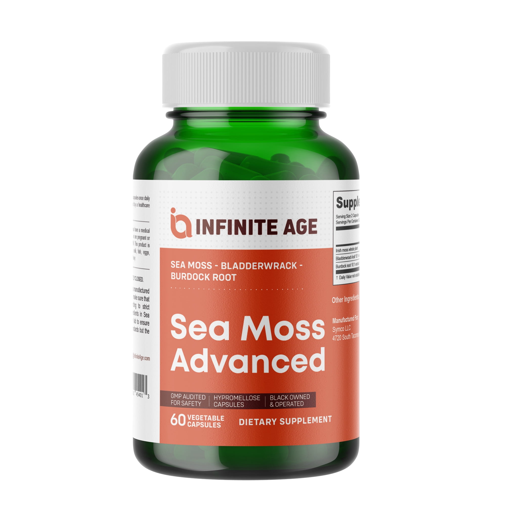 Infinite Age Sea Moss Pills: High-Potency Superfood Supplement with ...