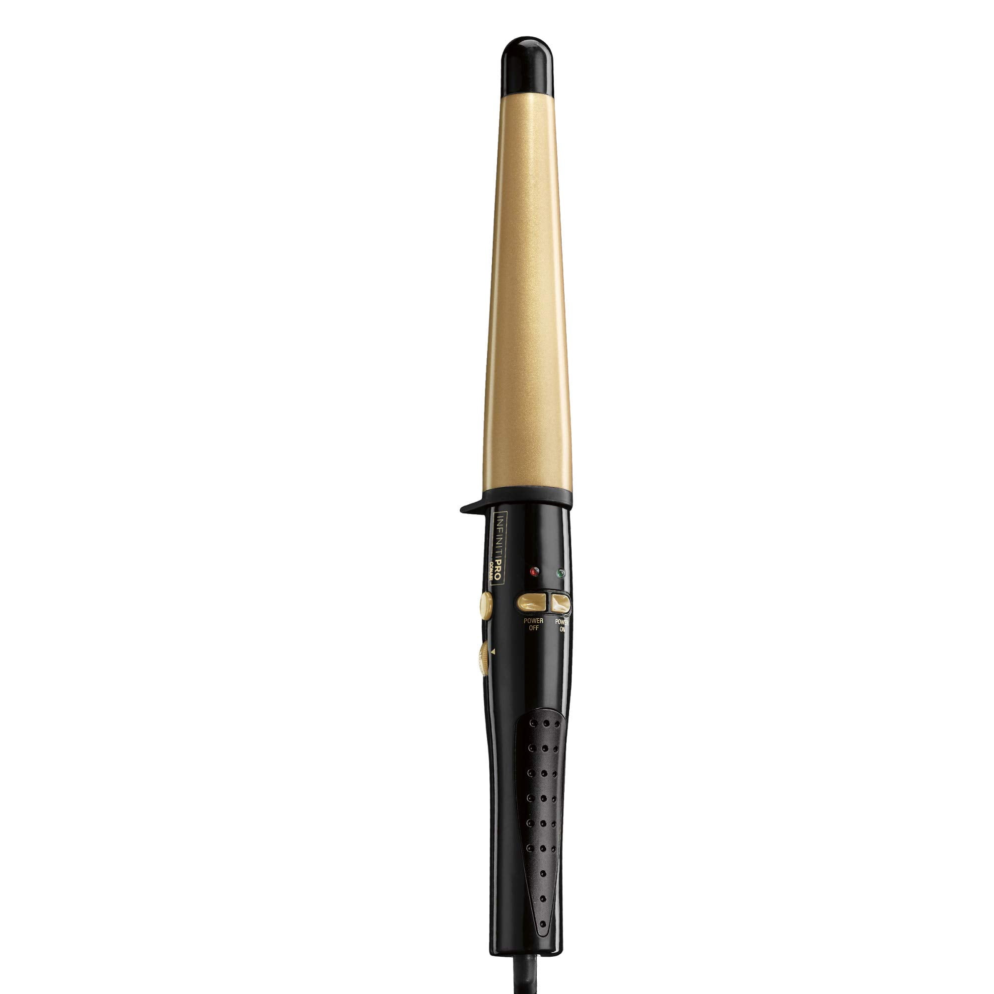 INFINITIPRO BY CONAIR Ultra-High Heat Tourmaline Ceramic Curling Wand ...