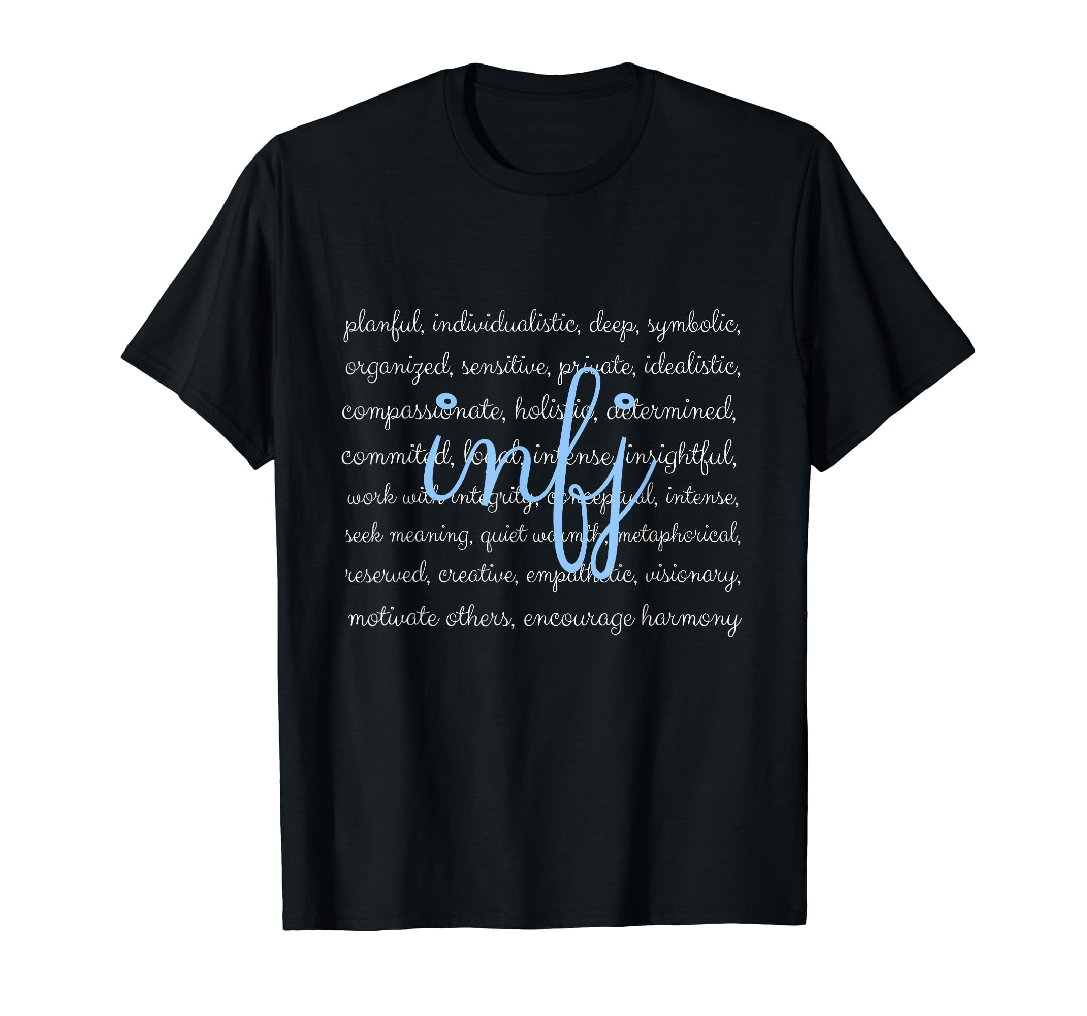 INFJ Personality Type Introvert Description Traits T-Shirt - Walmart.com