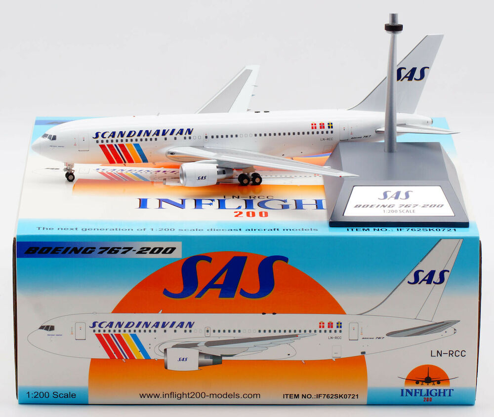 INFLIGHT 200 BOEING 767-283/ER SAS REG: LN-RCC - Walmart.com