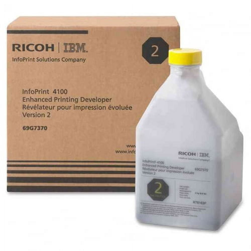 INFOPRINT 4100 VERSION 2 PRINTING DEVELOPER BLACK 69G7370 GENUINE ...