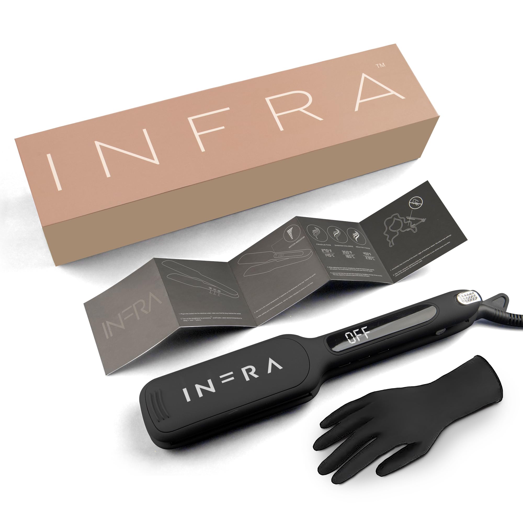 INFRA™ Premium 2 Inch Flat Iron Hair Straightener - Best Hair ...
