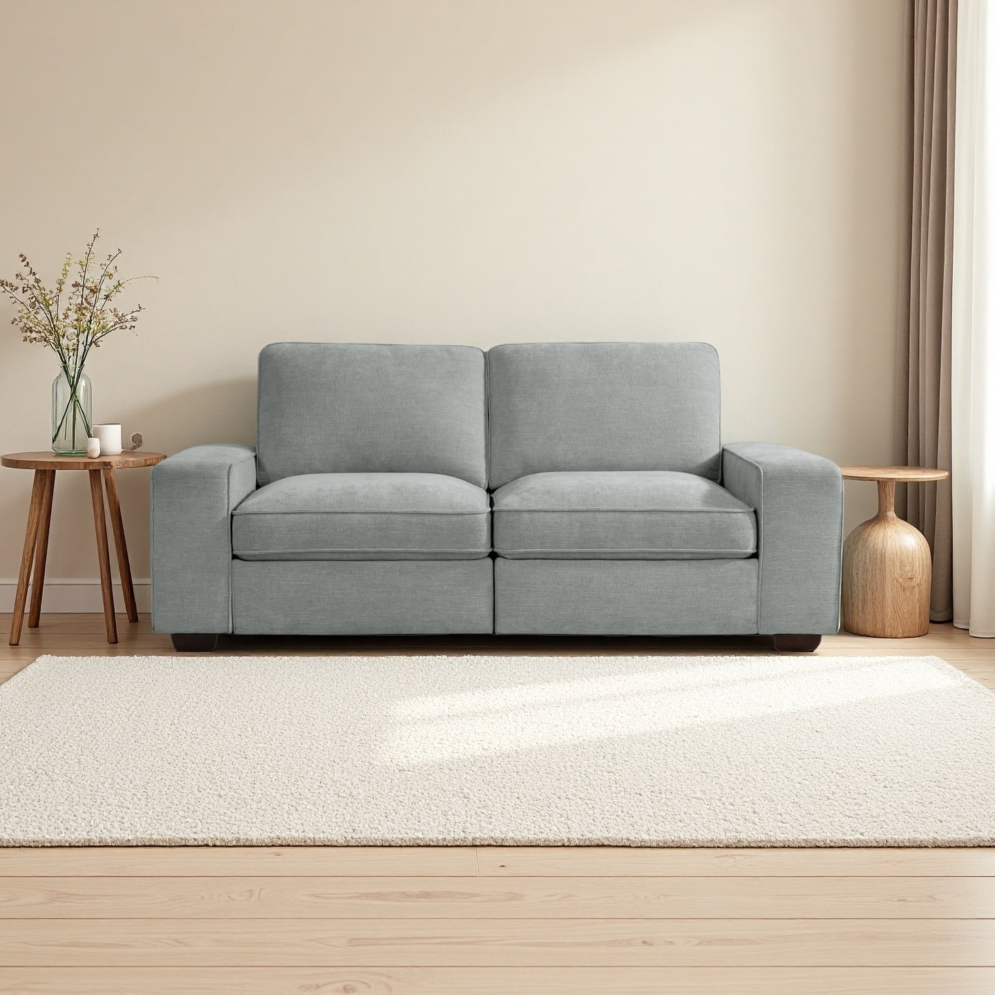 INGALIK 73"-128" Modern Modular Sofa with Seats Storage, Oversized 2 ...