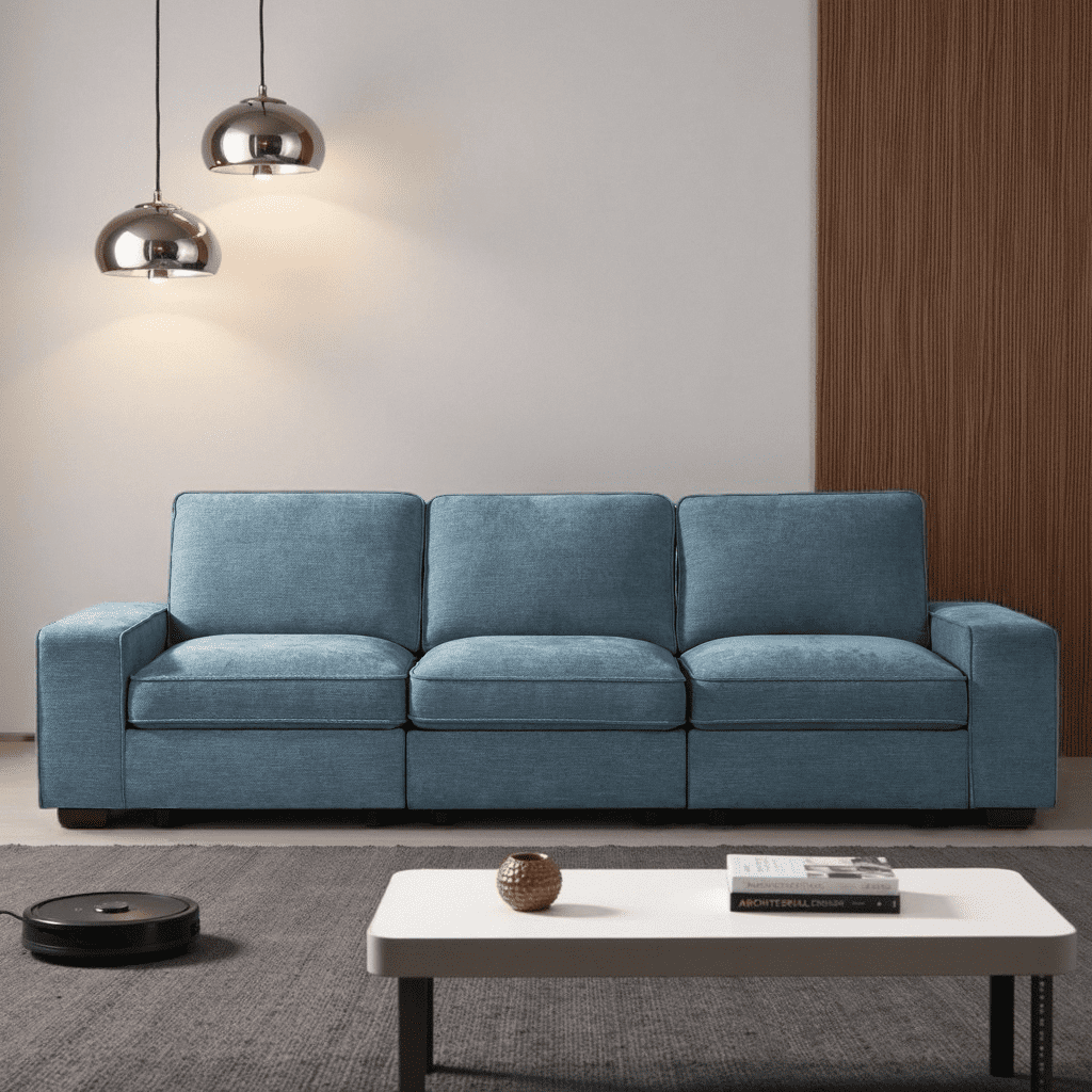 INGALIK 73"-128" Modern Modular Sofa with Seats Storage, Oversized 3 ...