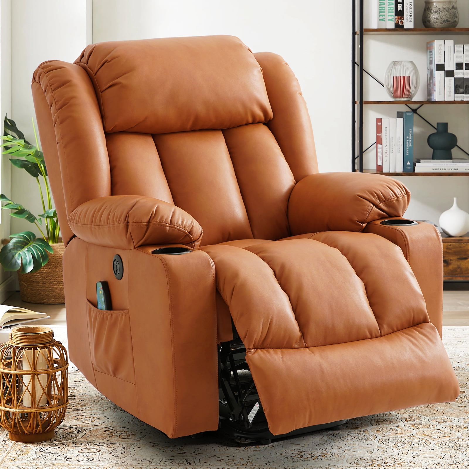 INGALIK Large Power Lift Recliner Chair with Heating and Massage ...