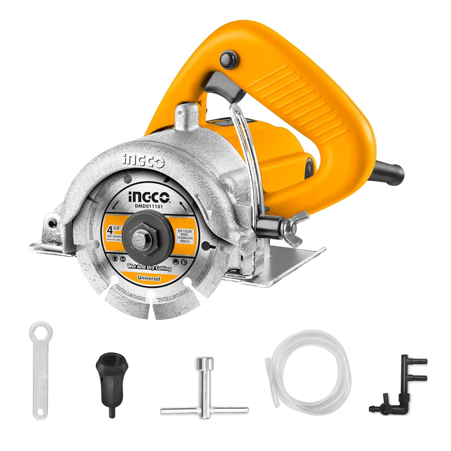 INGCO Marble Cutter Tile Saw 1400W 13000rpm 34mm MaxCutting Capacity ...