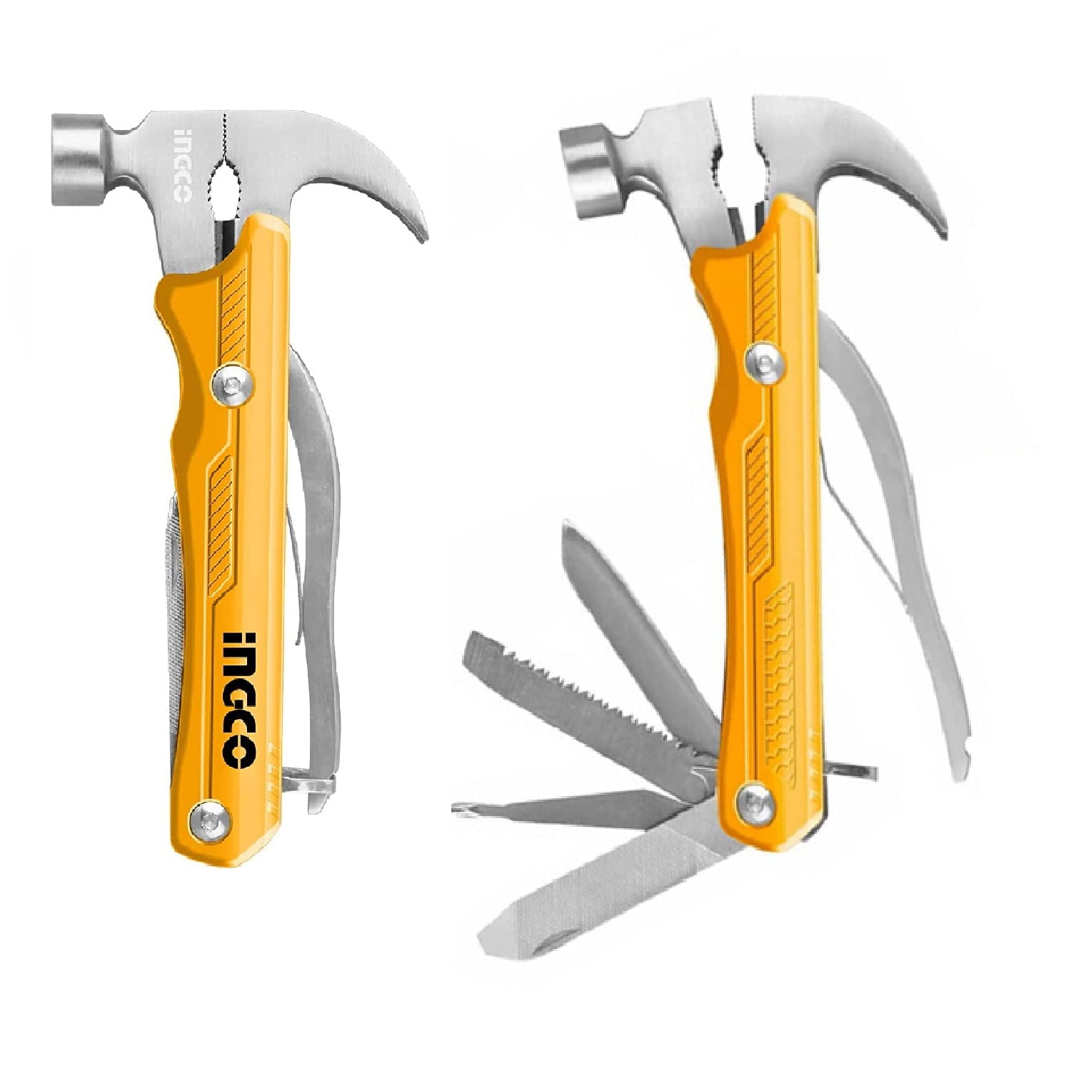 INGCO Multipurpose Tool Kit 12 in 1 Multitool MultiFunction Hammer ...