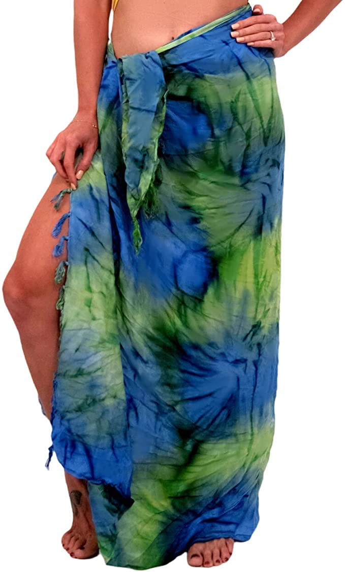 INGEAR Beach Long Batik Sarong Womens Swimsuit Wrap Cover Up Pareo with ...