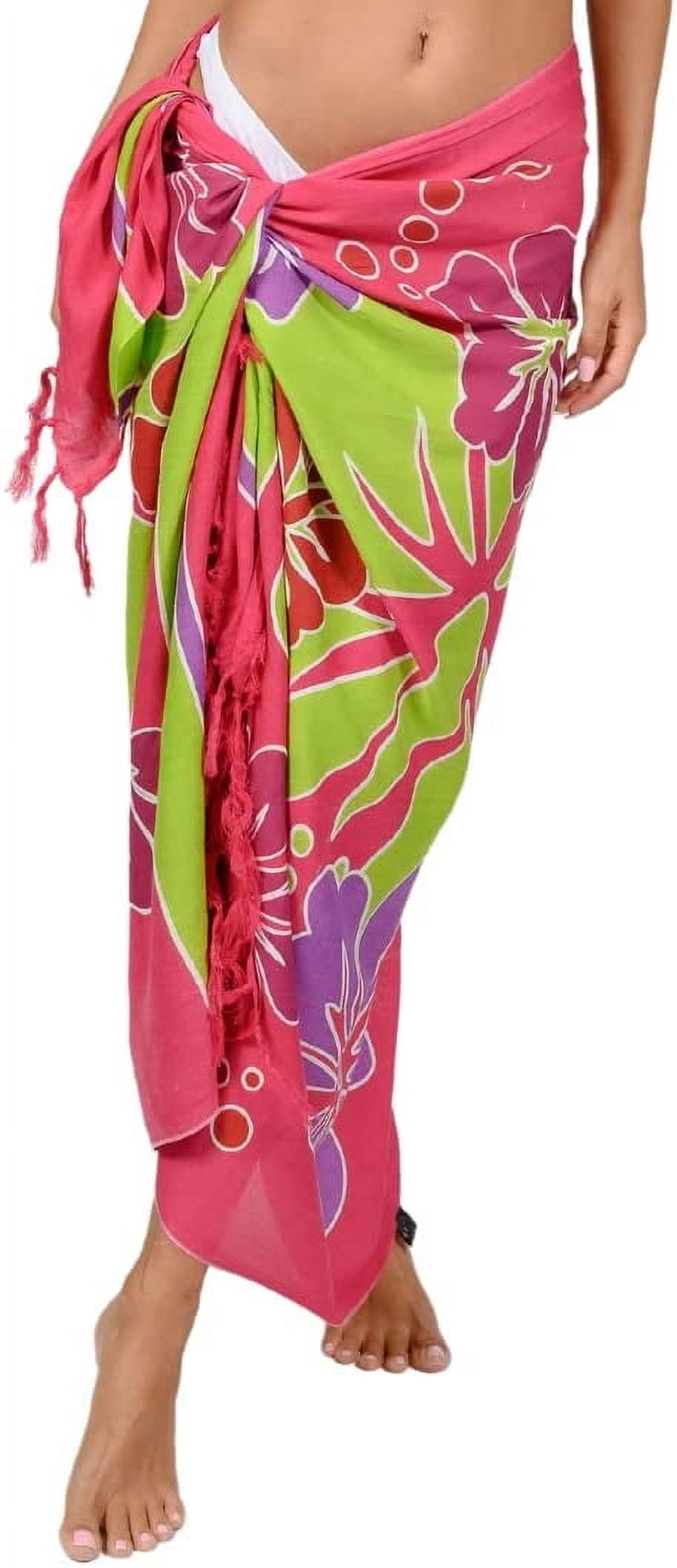 INGEAR Sarong Bathing Suit Cover Up for Women – Long Pareo Beach Wraps ...