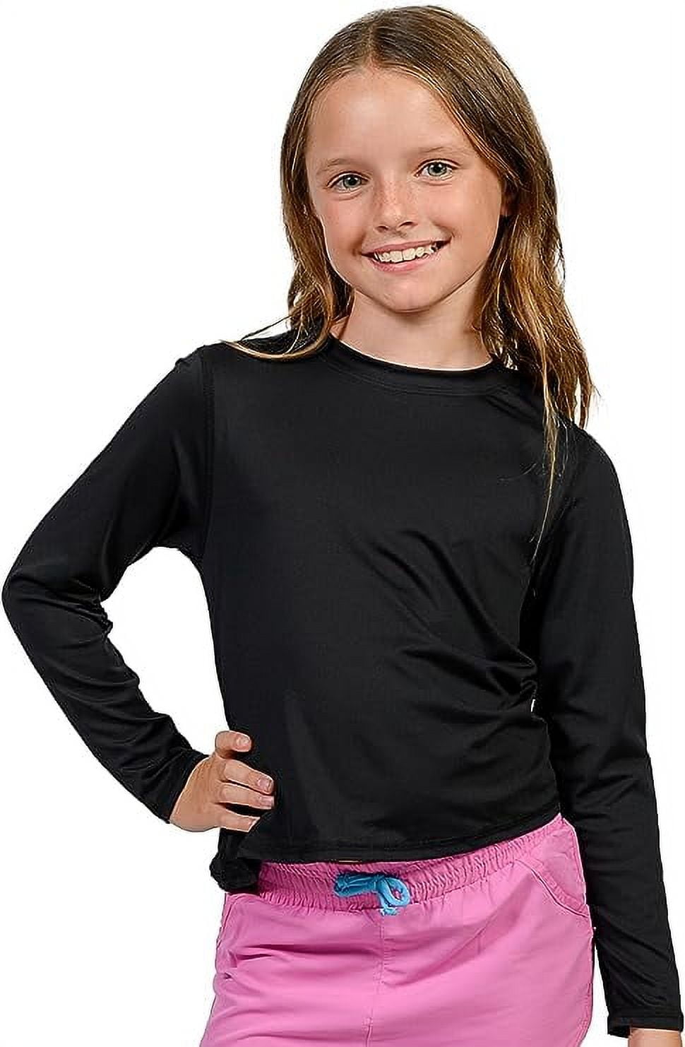 INGEAR Girls Outdoor Sports Shirt Top UPF 50 Girls Swimsuits Sun Shirts ...