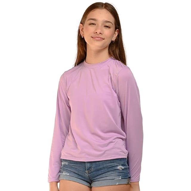INGEAR Girls Outdoor Sports Shirt UPF Girls Sun Shirts Girls Long ...
