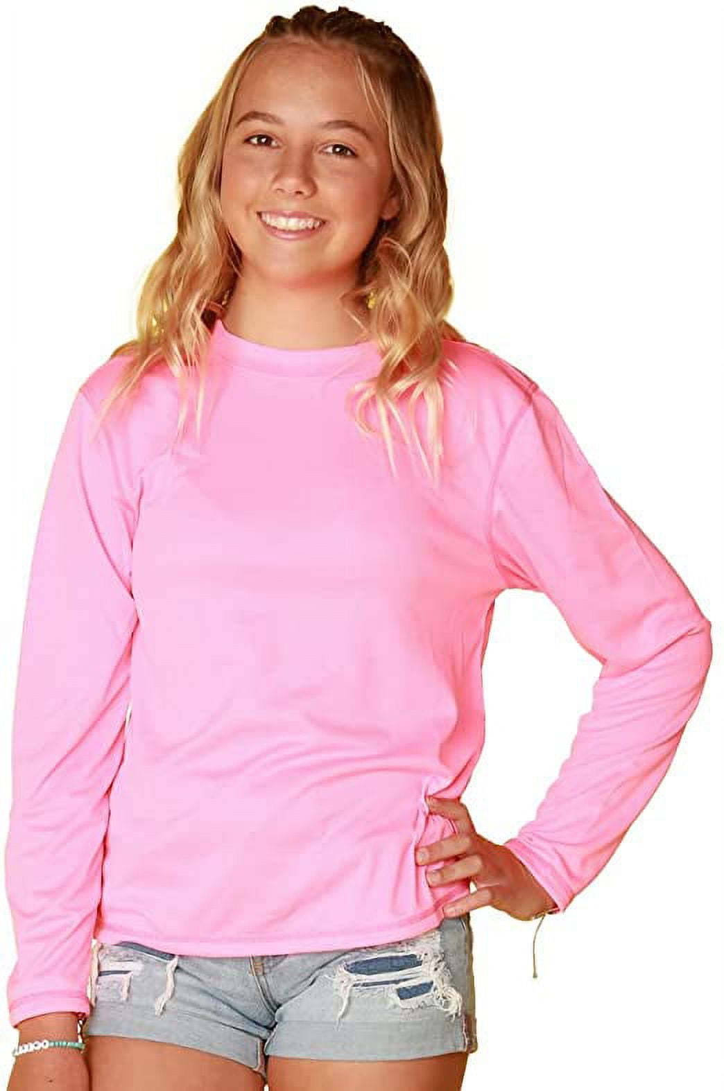 INGEAR Girls Outdoor Sports Shirt UPF Girls Sun Shirts Girls Long ...