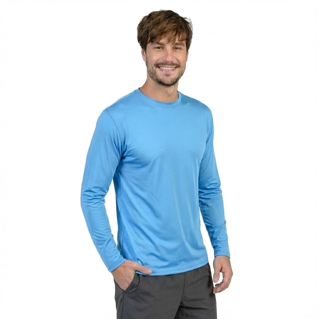INGEAR Men's UPF 50+ Long Sleeve Sun Shirt, Quick-Dry UV Protection ...