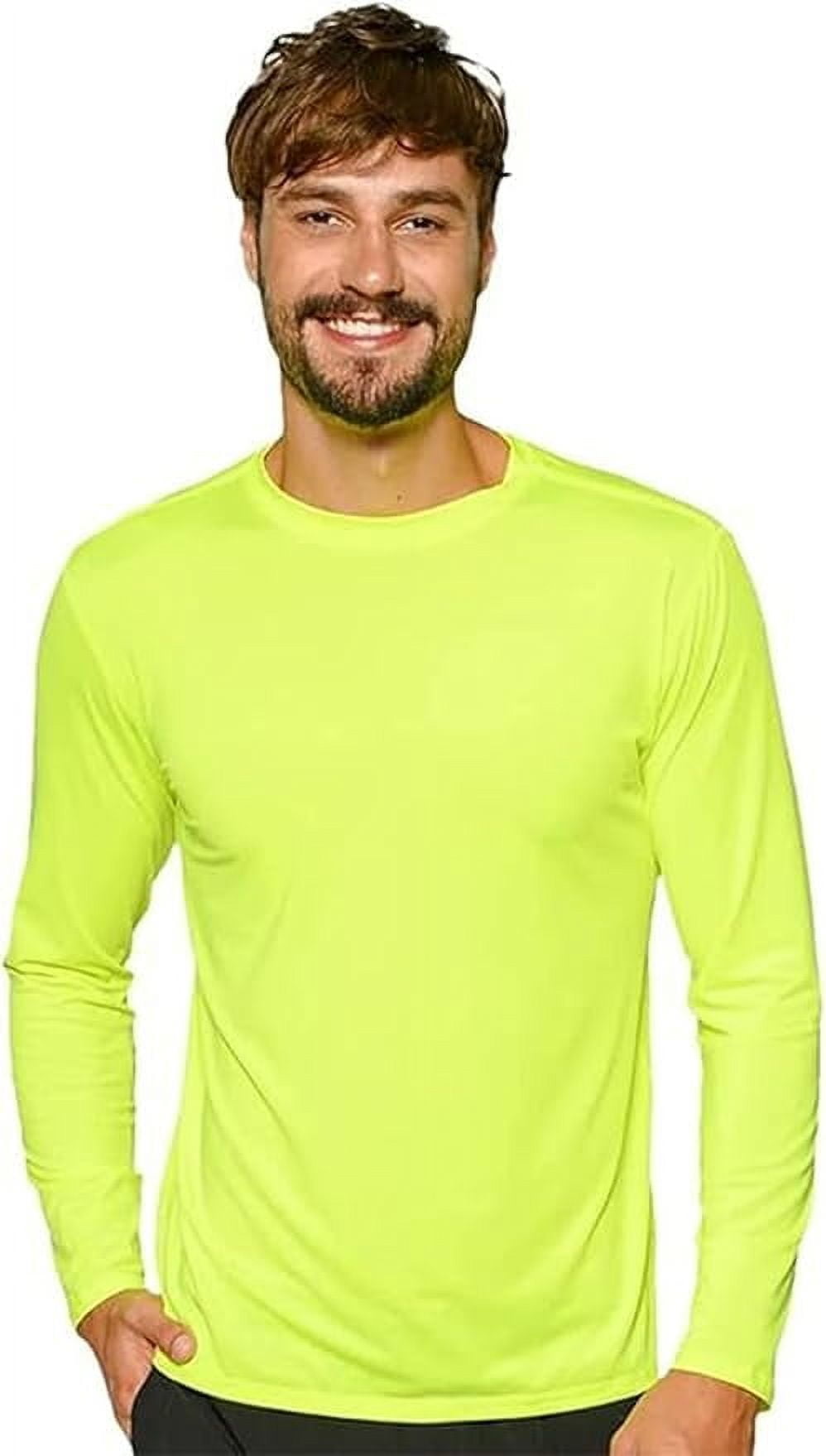 INGEAR Men's UPF 50+ Long Sleeve Rash Guard, Quick-Dry, Yellow, L - Walmart.com