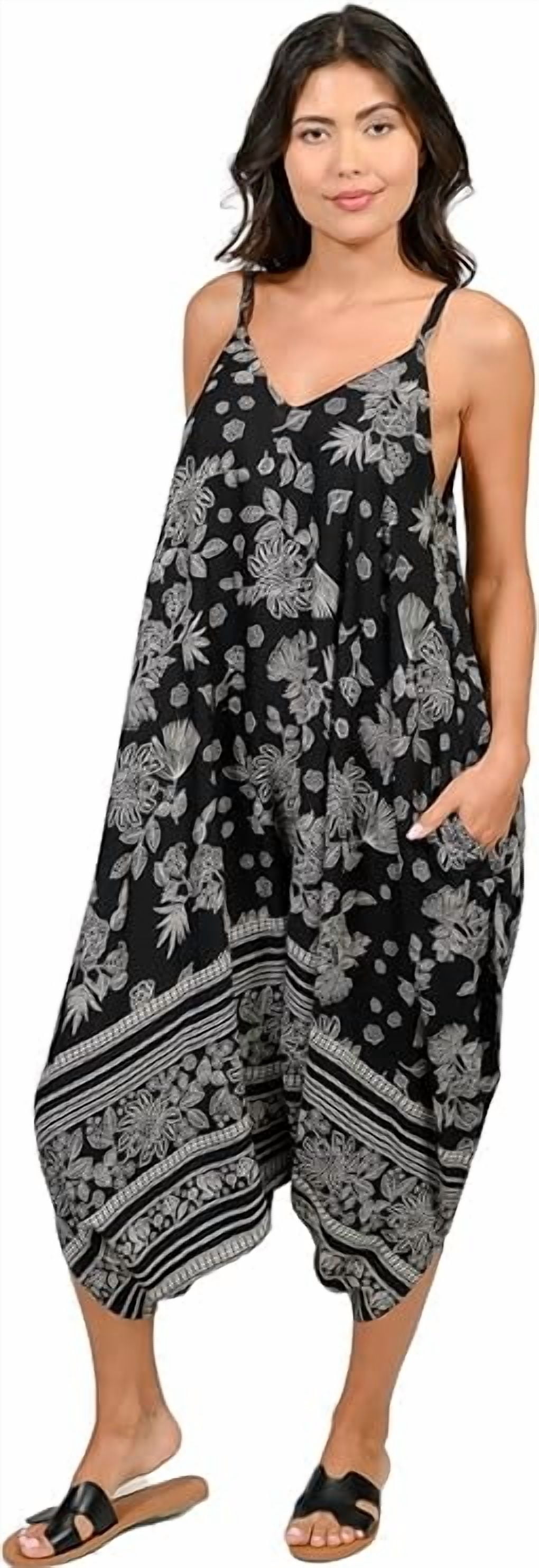 INGEAR Women’s Boho Romper Dress, Lightweight Jumpsuit for Summer ...