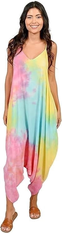 INGEAR Women’s Boho Romper Dress, Lightweight Jumpsuit for Summer ...