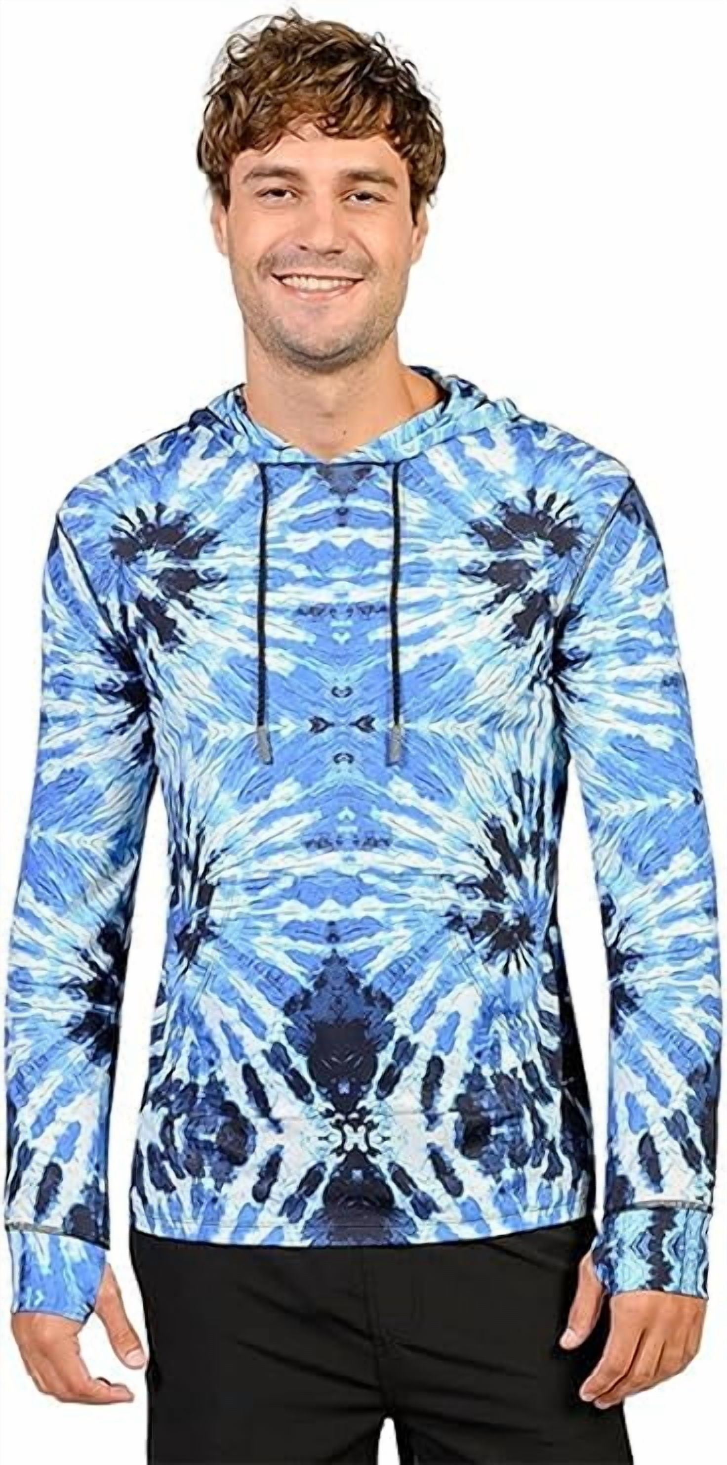 INGEAR Men's Lightweight SPF 50+ UV Protection Hoodie, Long Sleeve ...