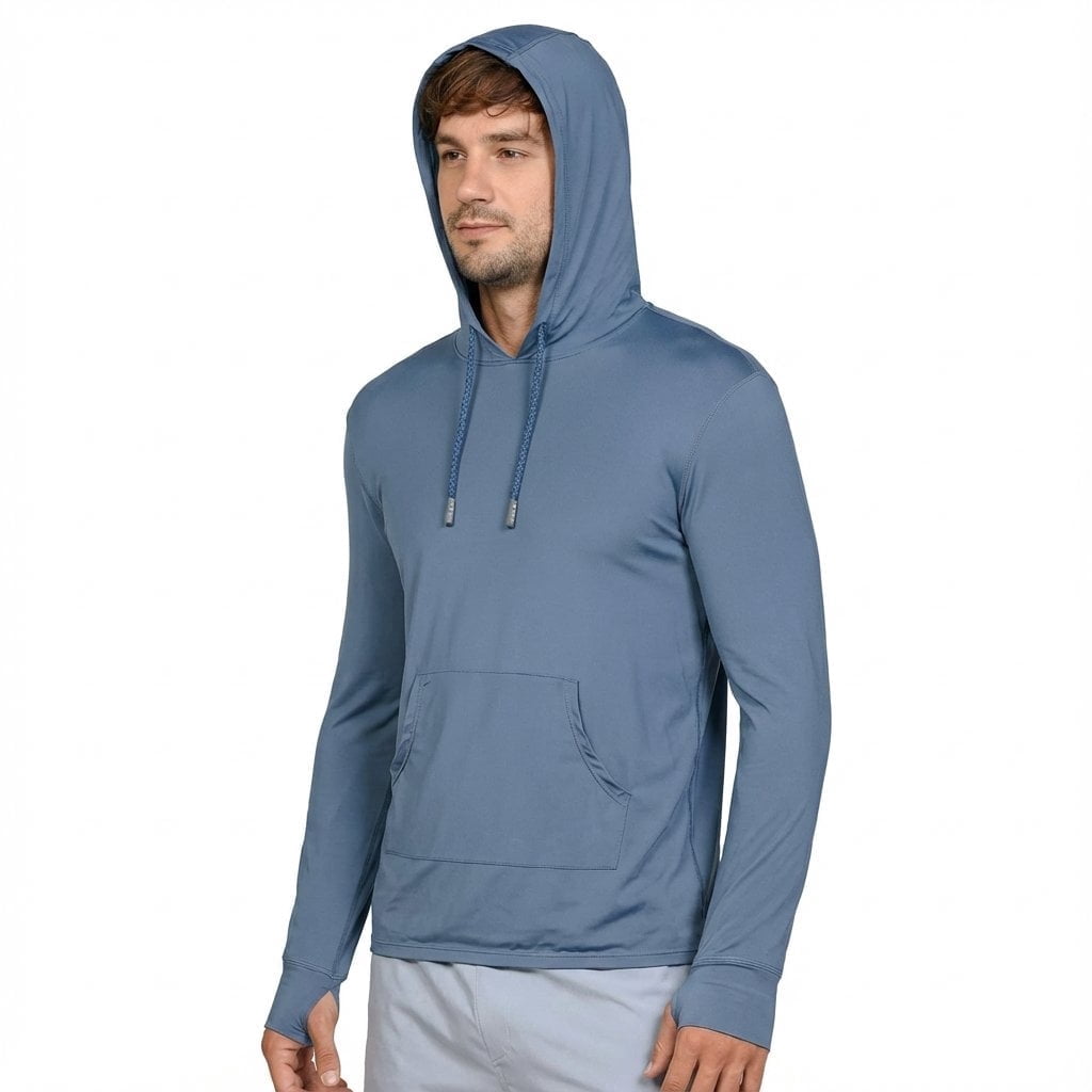 INGEAR Men's Lightweight SPF 50+ UV Protection Hoodie, Long Sleeve ...