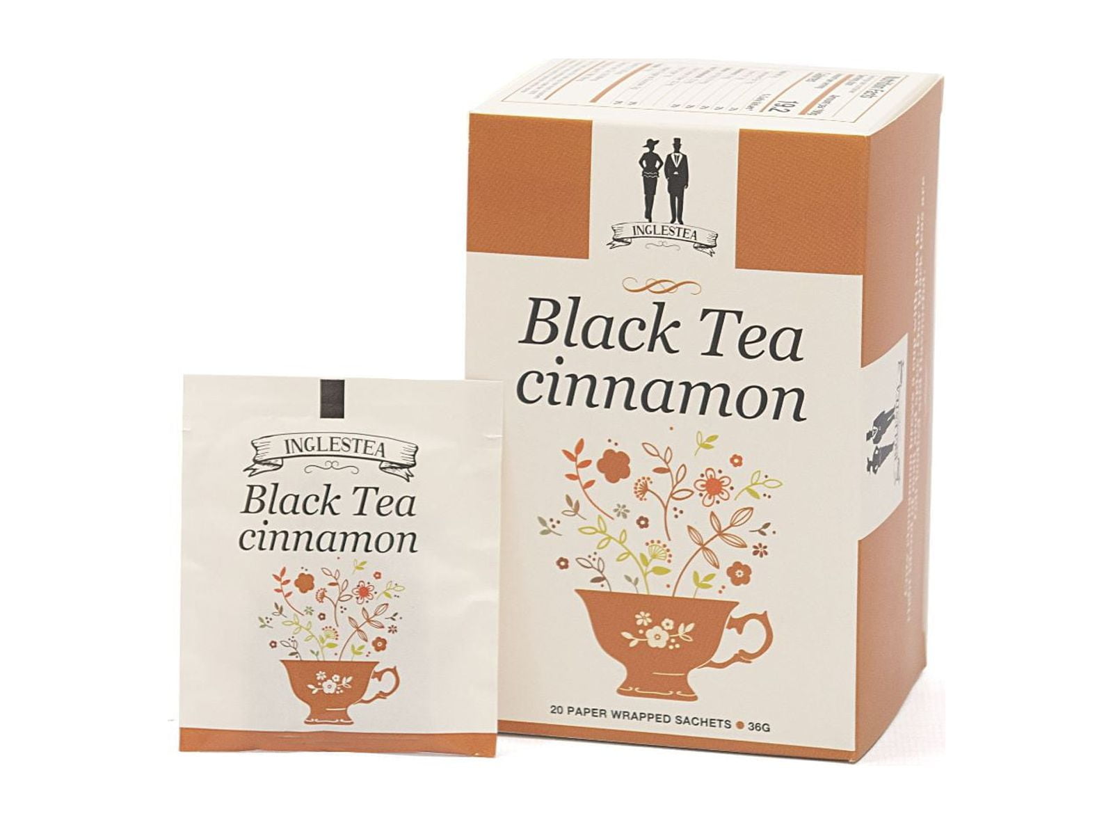 INGLESTEA Black Tea Cinnamon - Pure Ceylon Black Tea with Natural ...