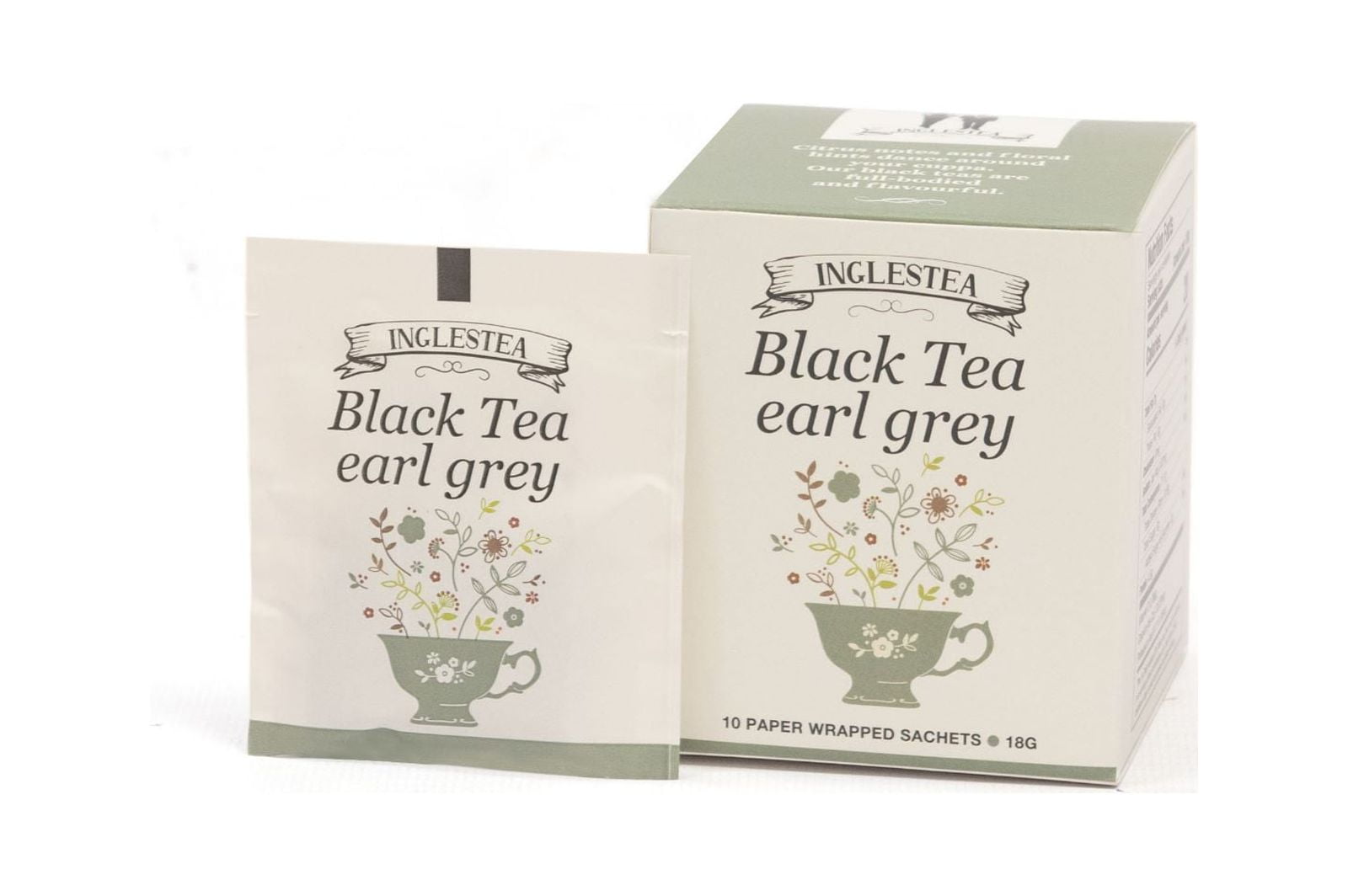 INGLESTEA Black Tea Earl Grey - Pure Ceylon Black Tea with Natural ...